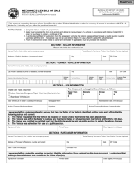 State Form 23104 Download Fillable PDF or Fill Online Mechanic's Lien ...