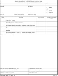 DA Form 3853-1 Download Printable PDF or Fill Online Innage Gage Sheet ...