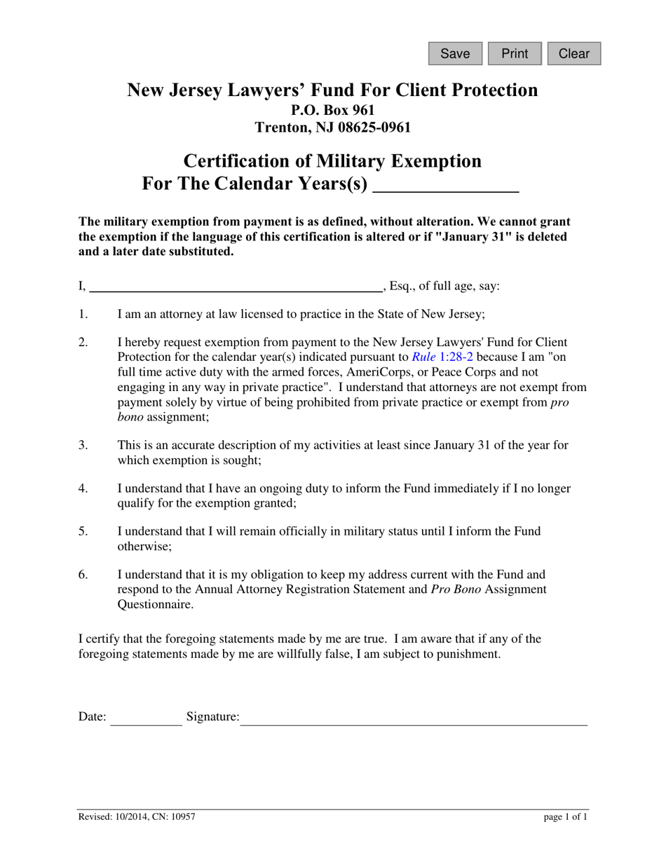 Form 10957 - Fill Out, Sign Online and Download Fillable PDF, New ...