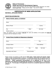 Form HF-0056 Download Printable PDF or Fill Online Affidavit for ...
