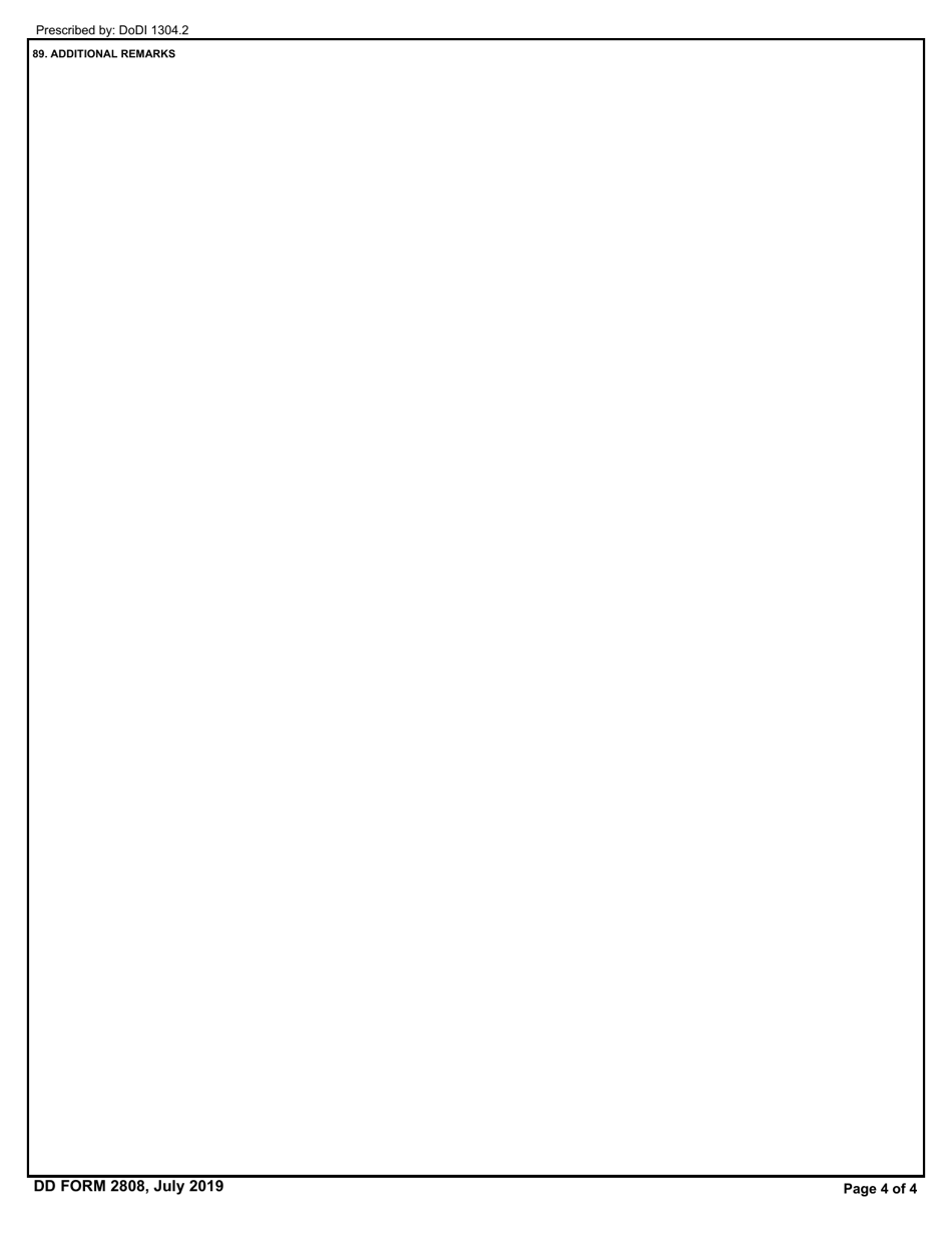 DD Form 2808 Download Fillable PDF or Fill Online Report of Medical ...