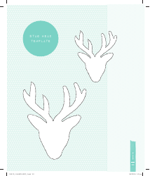 Stag Head Template Download Printable PDF | Templateroller