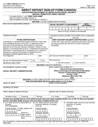 Form SSA-1199-CN - Fill Out, Sign Online and Download Fillable PDF ...