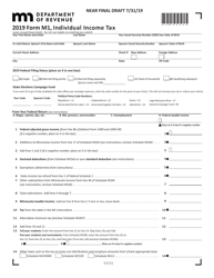 Form M1 - 2019 - Fill Out, Sign Online and Download Printable PDF ...