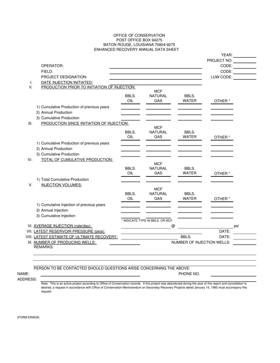 Form ERADS - Fill Out, Sign Online and Download Printable PDF ...