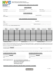 New York, New York Vendor Monthly Service Invoice Form Download ...