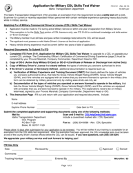 Form ITD3143 Download Fillable PDF or Fill Online Application for Even ...