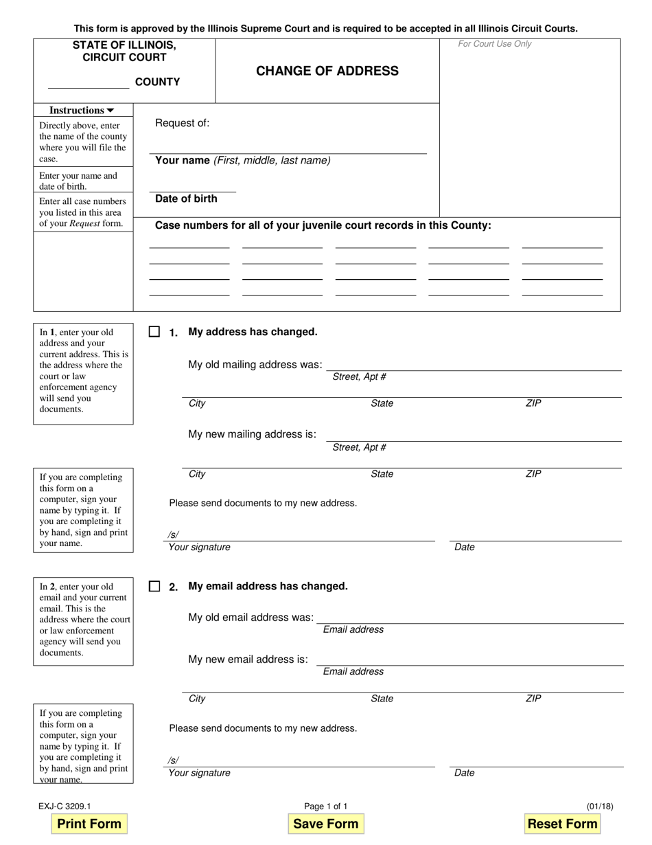 Form EXJ-C3209.1 - Fill Out, Sign Online and Download Fillable PDF ...