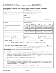 Kansas Protection From Stalking, Sexual Assault, or Human Trafficking ...