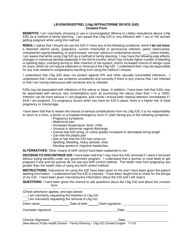 New Mexico Levonorgestrel (Lng) Intrauterine Device (Iud) Consent Form ...