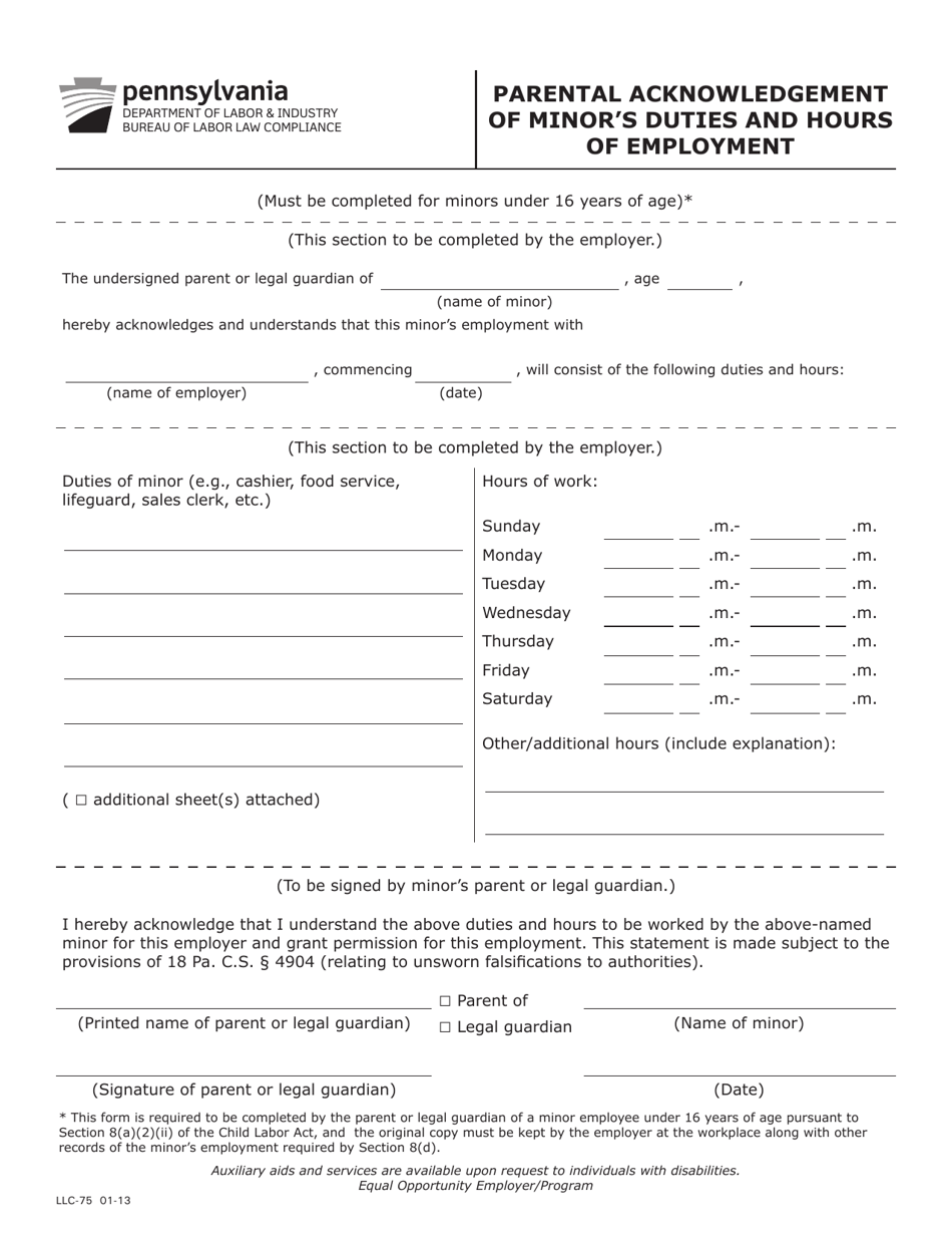 Form LLC-75 - Fill Out, Sign Online and Download Printable PDF ...