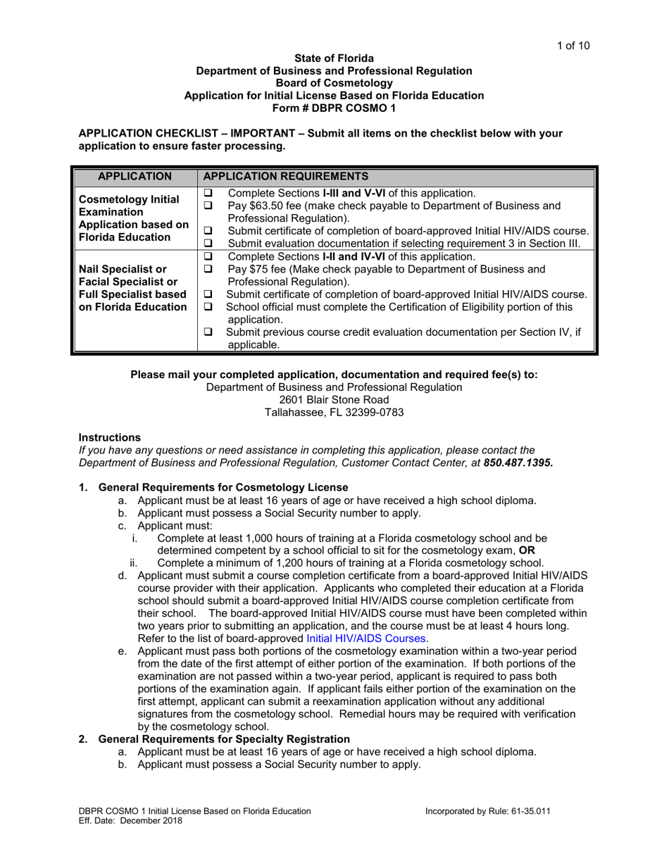 form-dbpr-cosmo1-download-printable-pdf-or-fill-online-application-for