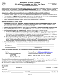 Form BMV2829 Download Printable PDF or Fill Online Application for Bmv ...