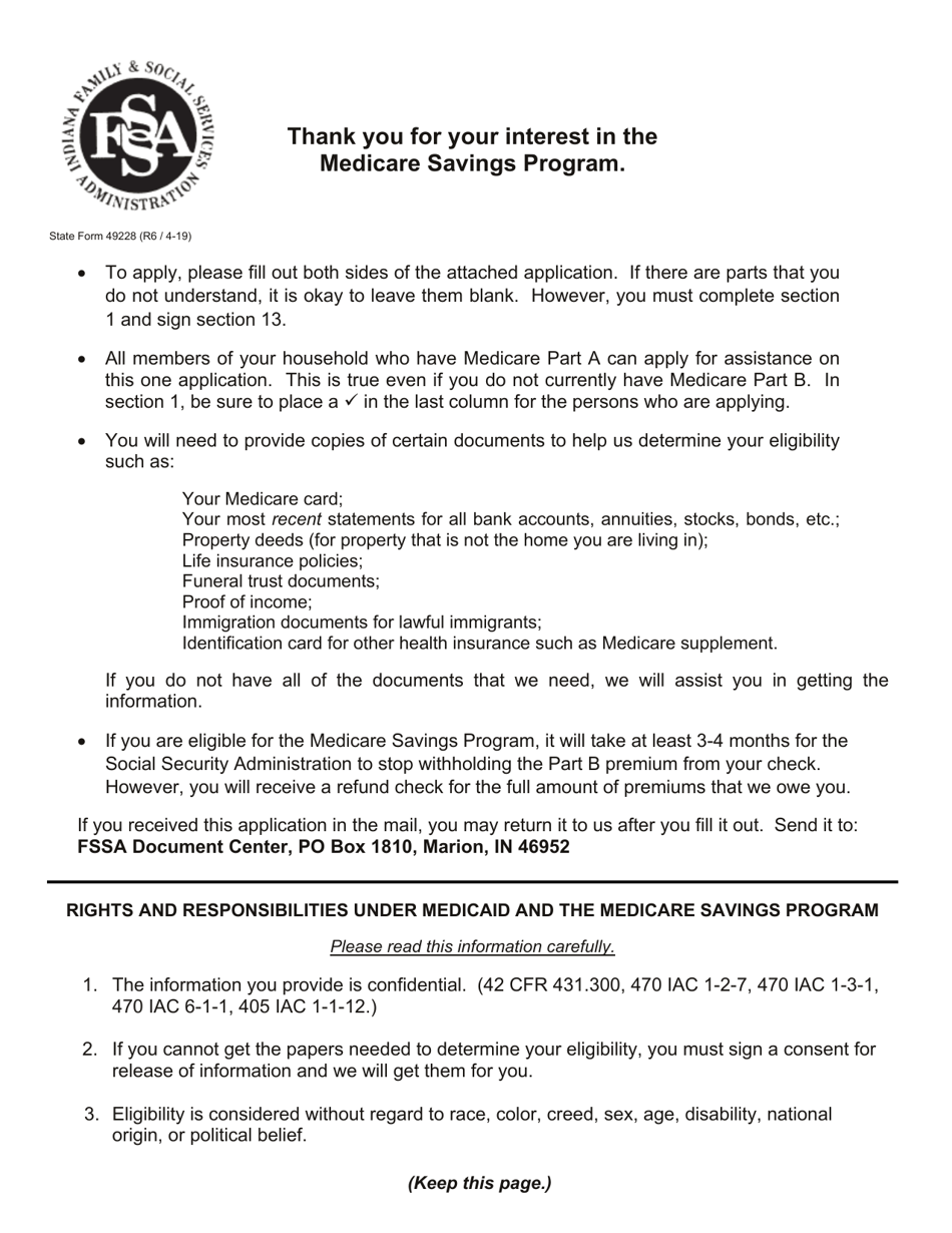State Form 49228 - Fill Out, Sign Online and Download Fillable PDF ...