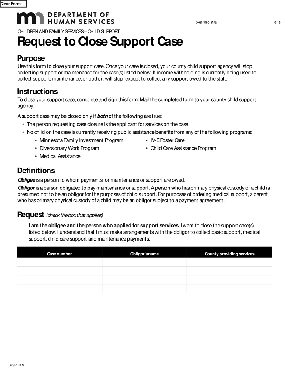 Form DHS-4060-ENG - Fill Out, Sign Online and Download Fillable PDF ...