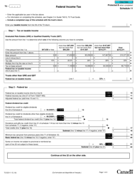 Form T3 Schedule 11 - Fill Out, Sign Online and Download Fillable PDF ...