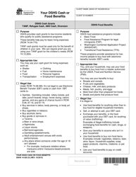 DSHS Forme 14-520 Download Printable PDF or Fill Online Your Dshs Cash ...