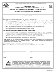 TREC Form 12-3 Download Fillable PDF or Fill Online Addendum for ...