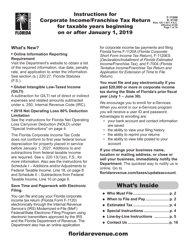 Form F-1120 Download Printable PDF or Fill Online Florida Corporate ...