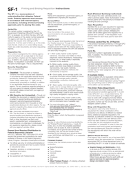 Download Instructions for Form SF-1 Printing and Binding Requisition ...