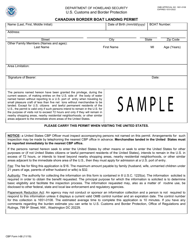 CBP Form I-95 Download Fillable PDF or Fill Online Crewman's Landing ...