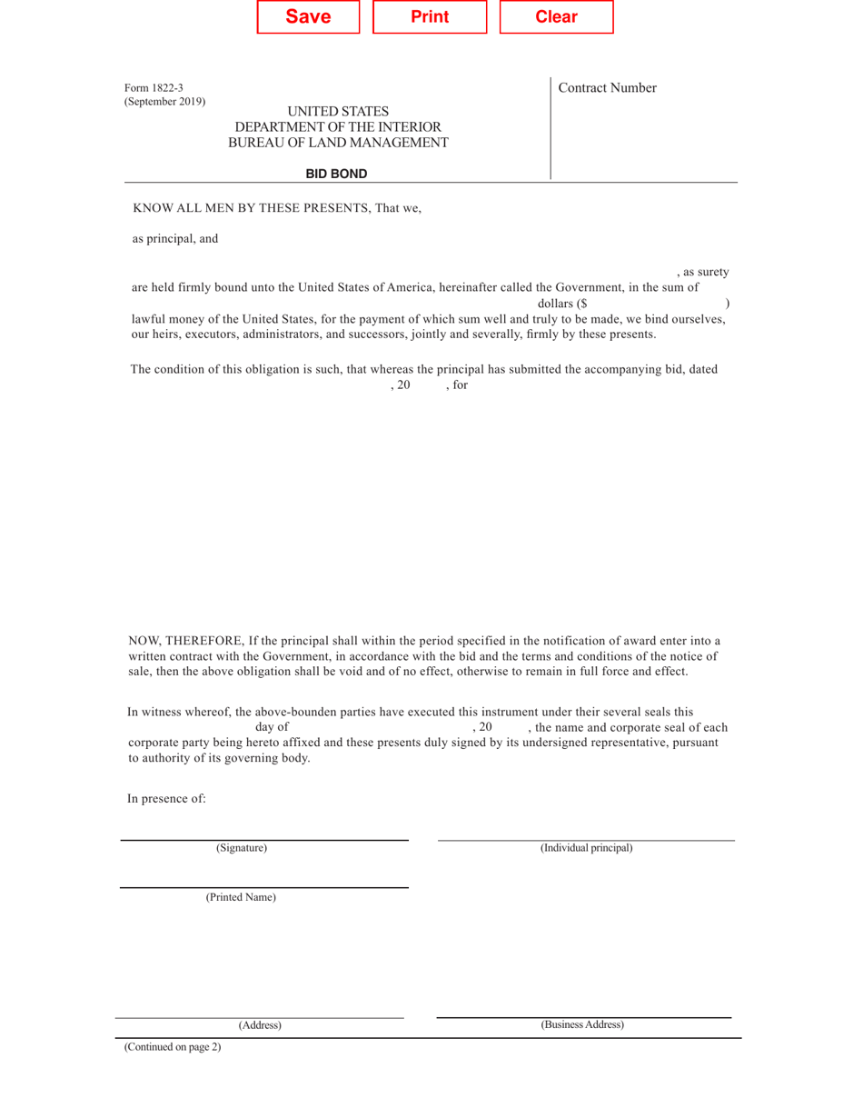 Form 1822-3 - Fill Out, Sign Online and Download Fillable PDF ...