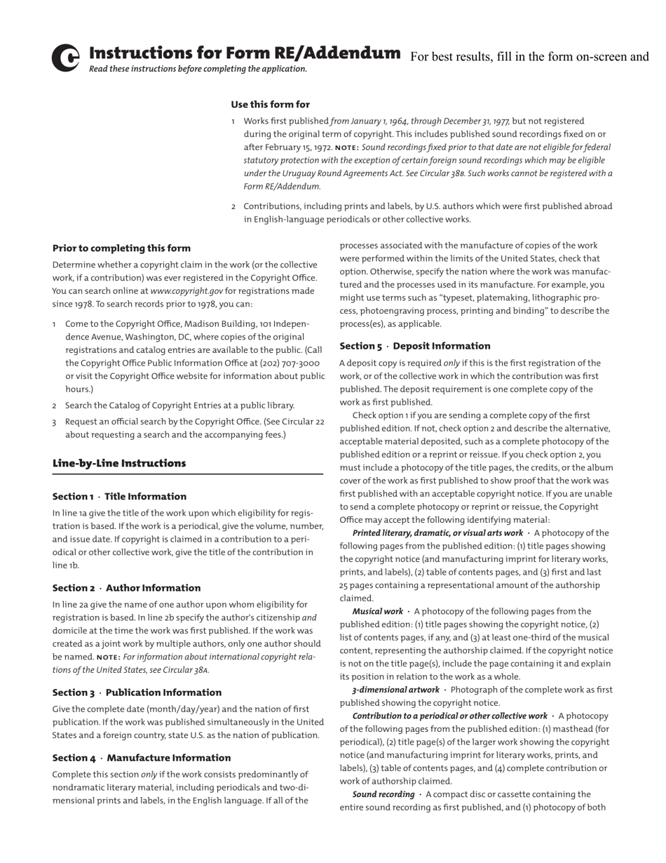 Form RE - Fill Out, Sign Online and Download Fillable PDF | Templateroller
