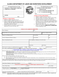 Alaska Work Permit - Fill Out, Sign Online and Download PDF ...