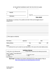 Form TF-265 - Fill Out, Sign Online and Download Fillable PDF, Alaska ...
