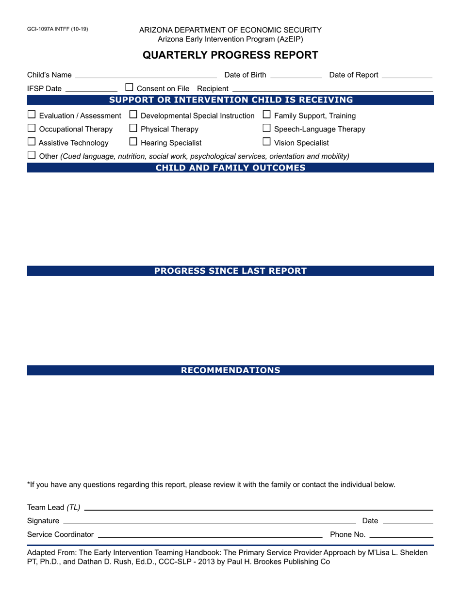 Form GCI-1097A - Fill Out, Sign Online and Download Fillable PDF ...