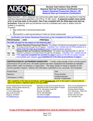 Arizona Revised Total Coliform Rule (Rtcr) Level 2 Assessment Form ...