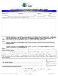 Arizona Refusal for Services, Indemnification & Waiver of Claims Download Fillable PDF ...