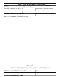 AF Form 4422 Download Fillable PDF, Sex Offender Disclosure and ...