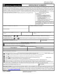 VA Form 26-8937 Download Fillable PDF or Fill Online Verification of VA ...
