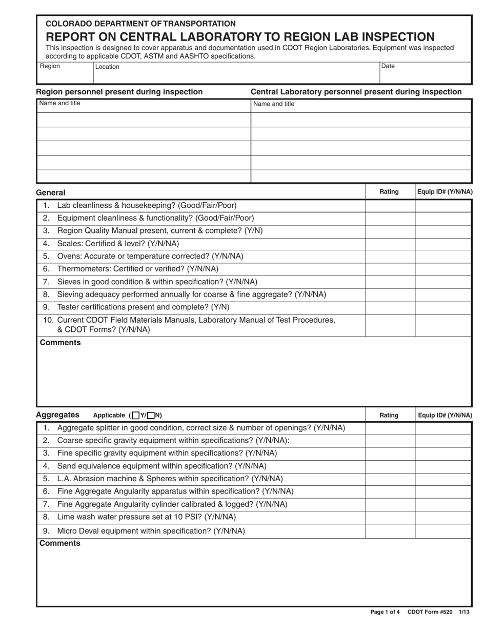 Cdot Bridge Inspection Manual 