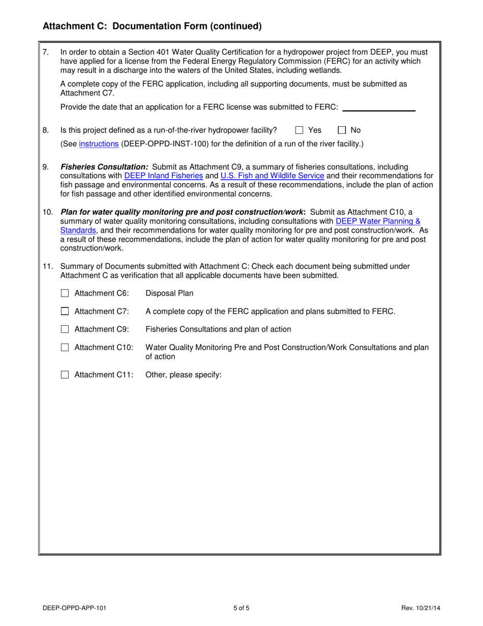 Form DEEP-OPPD-APP-100 - Fill Out, Sign Online and Download Printable ... Form DEEP-OPPD-APP-100 - Fill Out, Sign Online and Download Printable ...