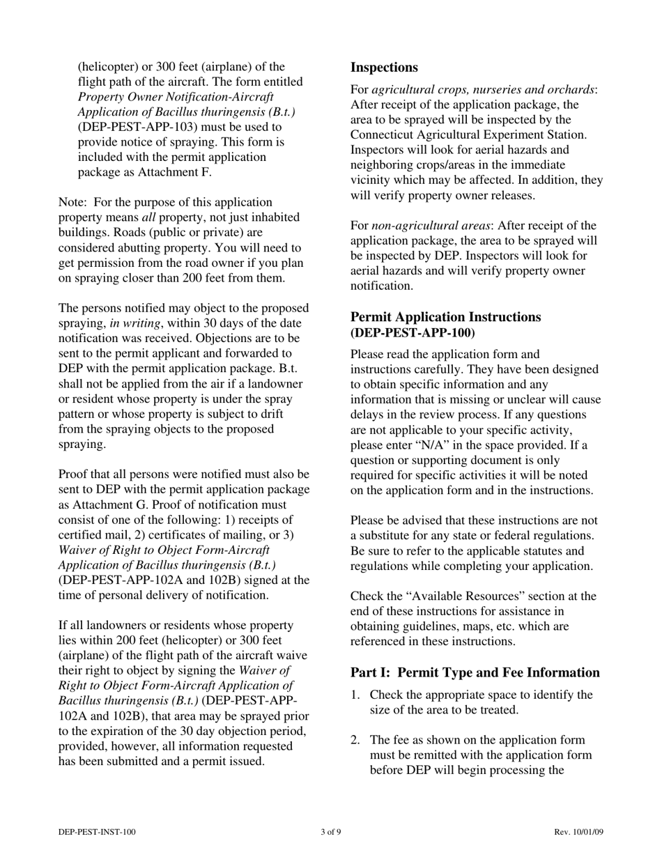 Download Instructions for Form DEEP-PEST-APP-100 Permit Application for ... Download Instructions for Form DEEP-PEST-APP-100 Permit Application for ...