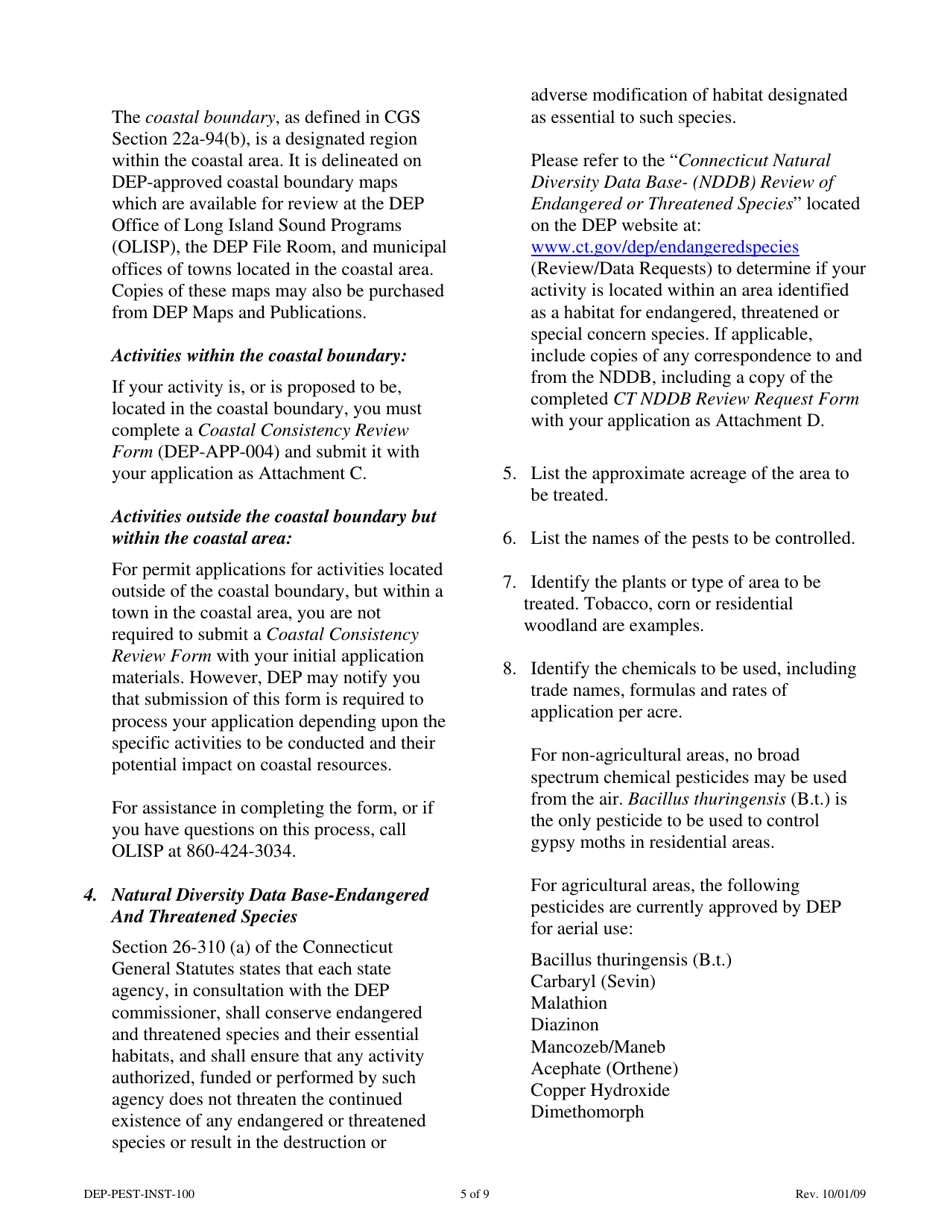 Download Instructions for Form DEEP-PEST-APP-100 Permit Application for ... Download Instructions for Form DEEP-PEST-APP-100 Permit Application for ...