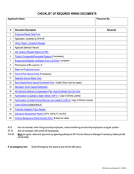 Arkansas New Hire Document Checklist Download Printable PDF | Templateroller