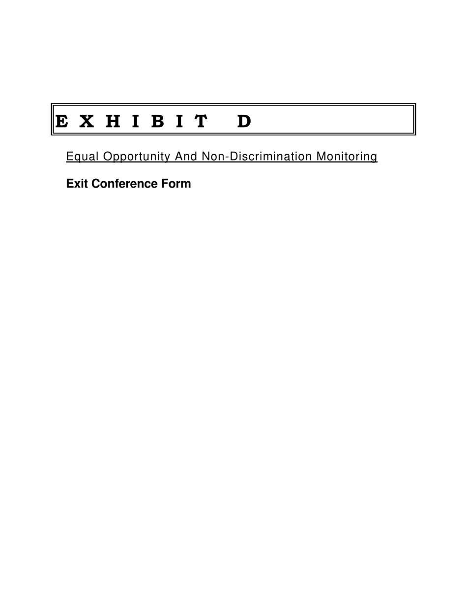 Hawaii Exit Meeting/Exit Conference - Fill Out, Sign Online and ...
