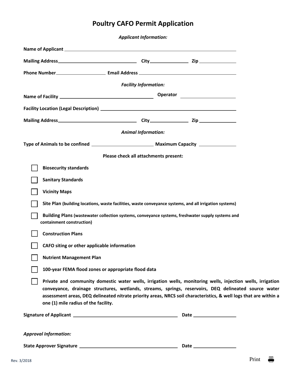 Idaho Poultry Cafo Permit Application - Fill Out, Sign Online and ...