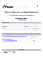 Minnesota Manual Order Form Download Fillable PDF | Templateroller