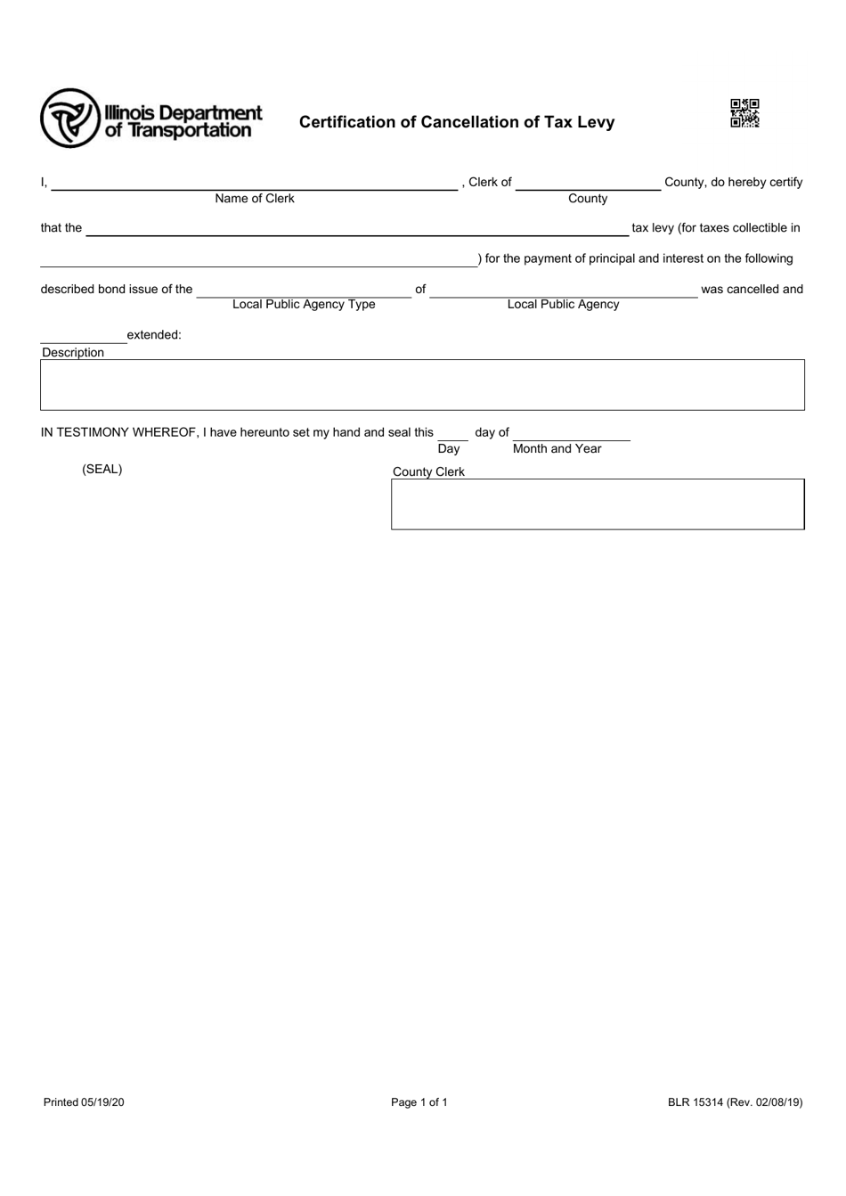 Form BLR15314 - Fill Out, Sign Online and Download Fillable PDF ...