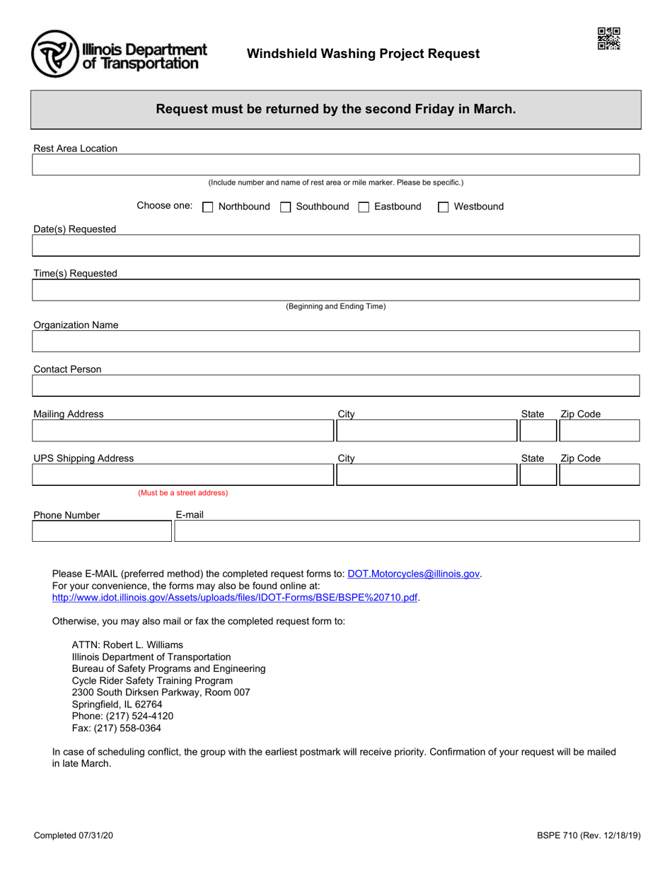 Form BSPE710 - Fill Out, Sign Online and Download Fillable PDF ...