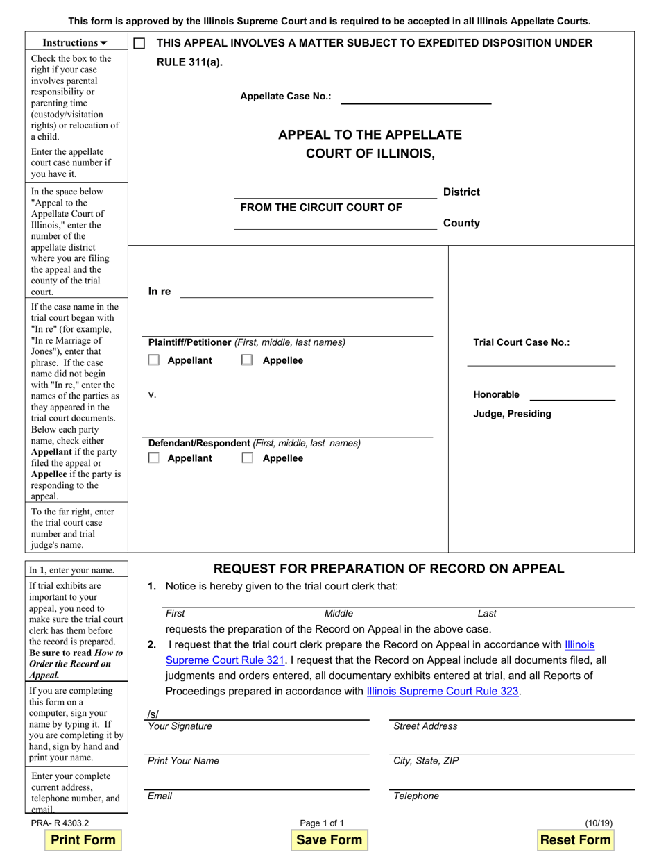 Form PRA-R4303.2 - Fill Out, Sign Online and Download Fillable PDF ...