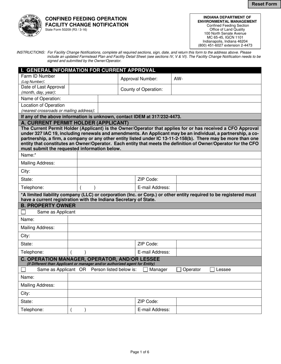 State Form 50209 - Fill Out, Sign Online and Download Fillable PDF ...