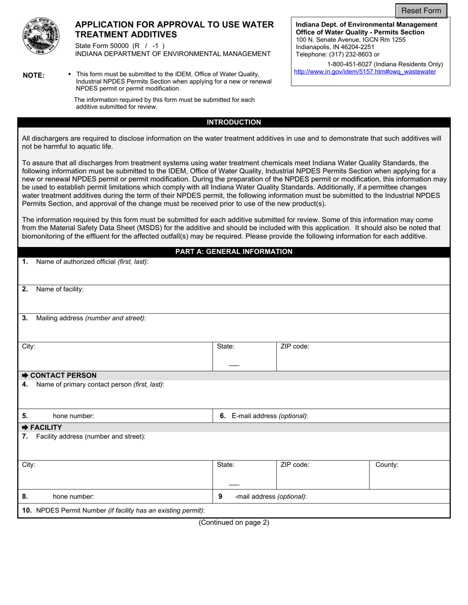 State Form 50000 - Fill Out, Sign Online and Download Fillable PDF ...