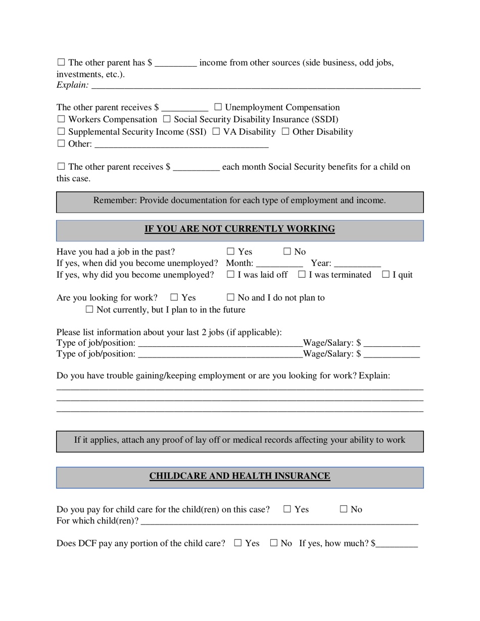 Kansas Short Form Domestic Relations Affidavit Fill Out Sign Online