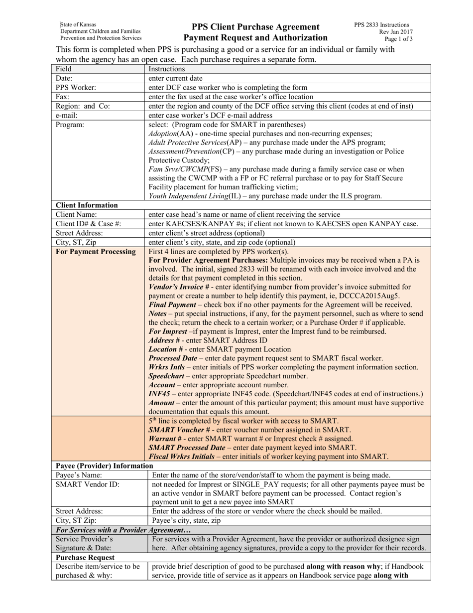 Download Instructions for Form PPS2833 Pps Client Purchase Agreement ...