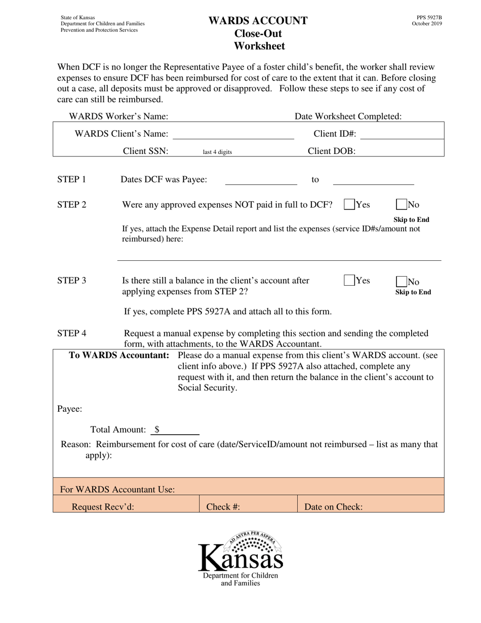 Form PPS5927B - Fill Out, Sign Online and Download Printable PDF ...